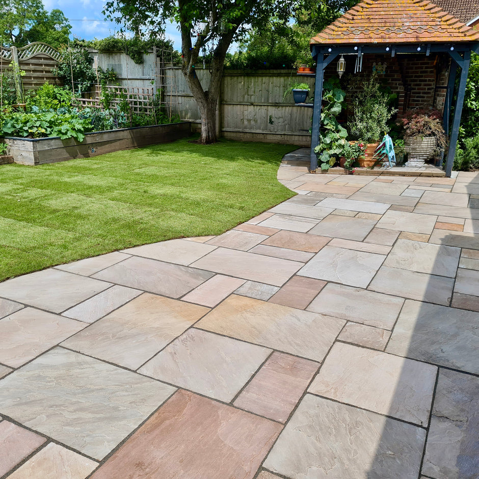 Indian Sandstone Paving Slabs | Free UK Delivery – Infinite Paving