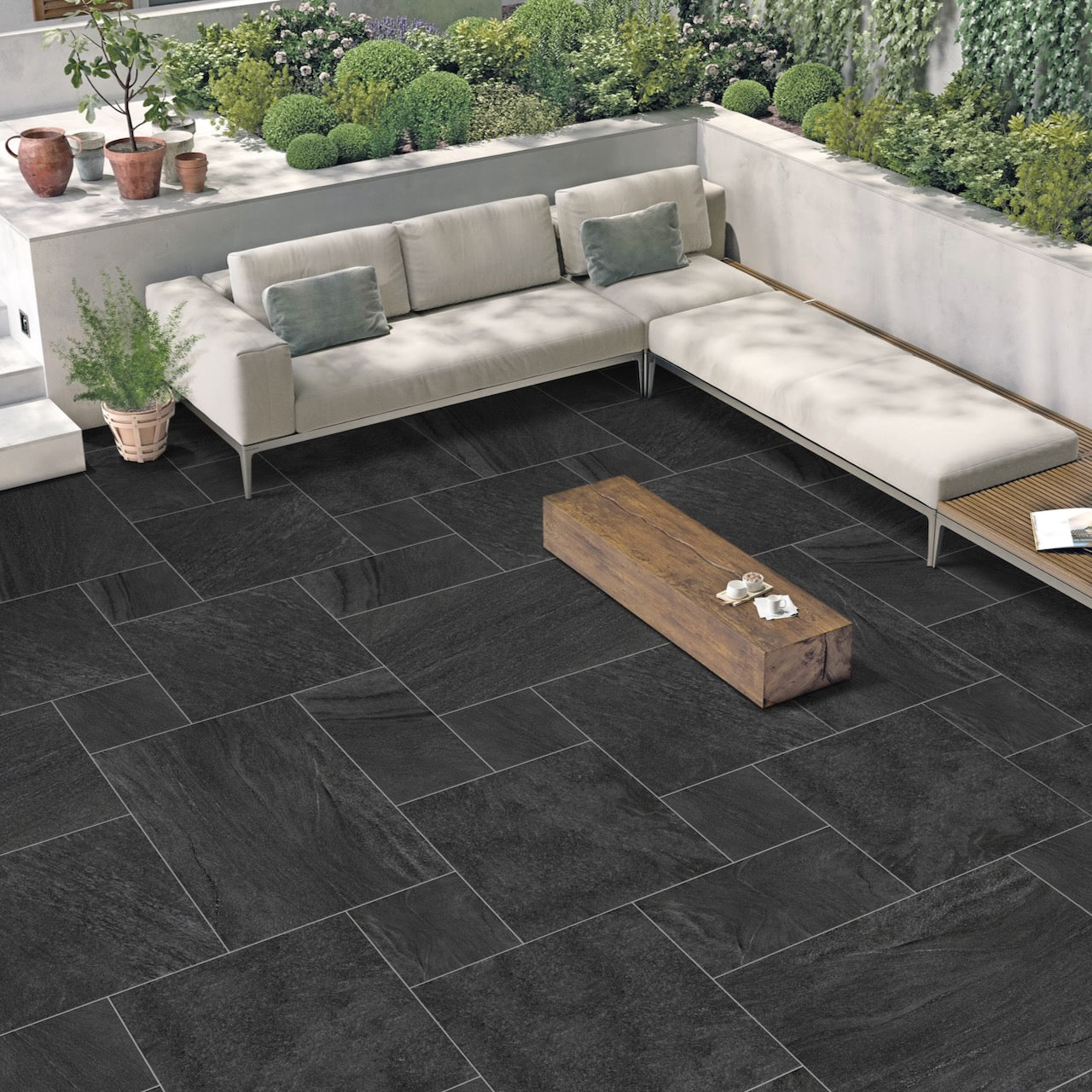 Indian Porcelain - Everest Nero – Infinite Paving