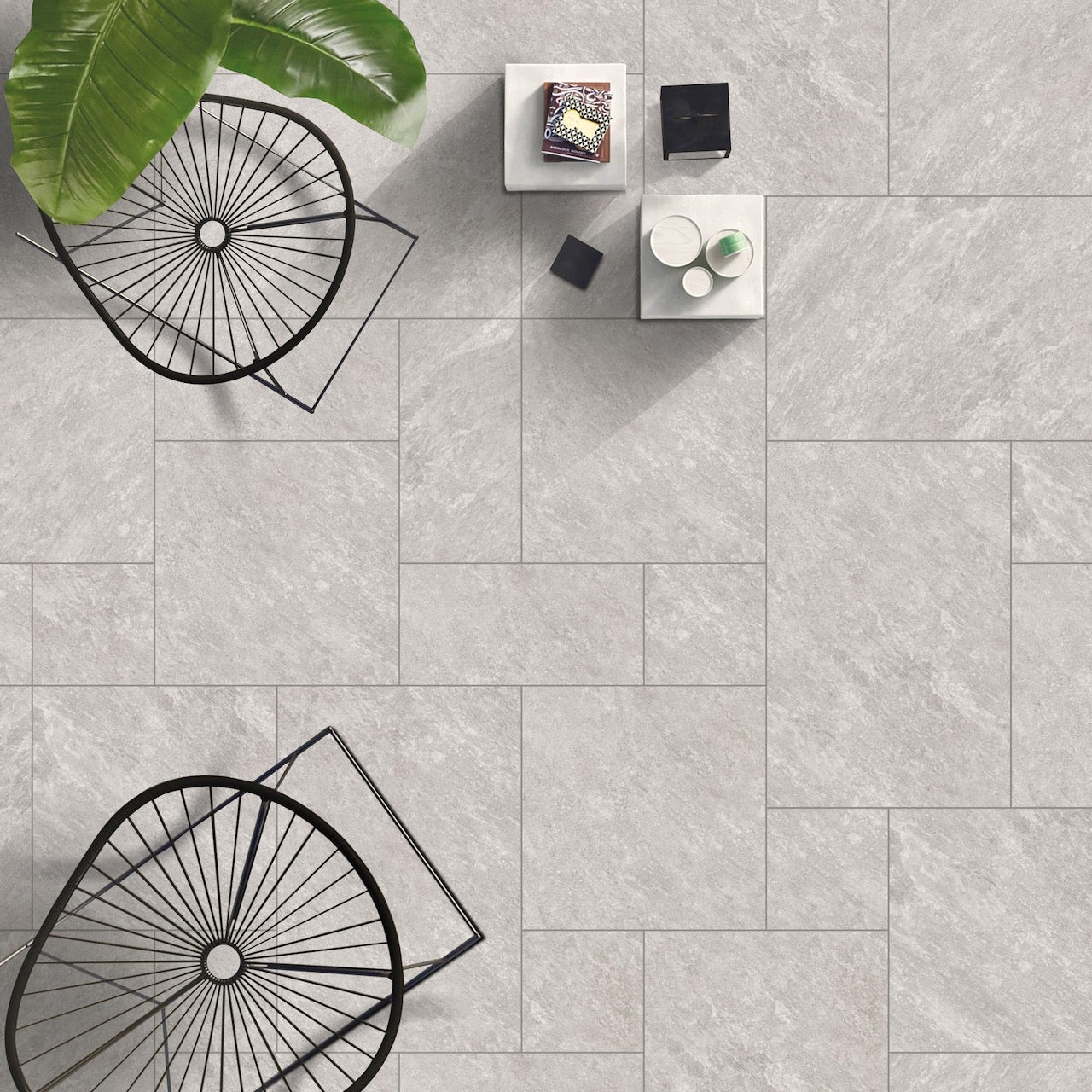 Indian Porcelain - Quartz Light Grey – Infinite Paving