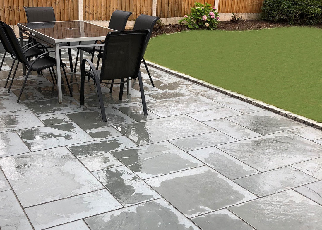 Brazilian Grey Slate Paving Slabs | Infinite Paving | UK