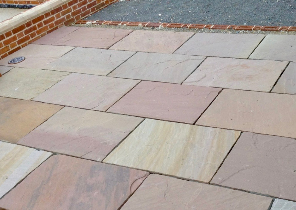 Modak Indian Sandstone Paving | Riven Slabs & Patio Packs – Infinite Paving